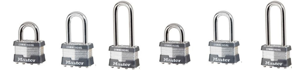 Master Lock 1KA Series Keyed Alike Padlocks 1KALF, 1KALJ Pre-Keyed ...