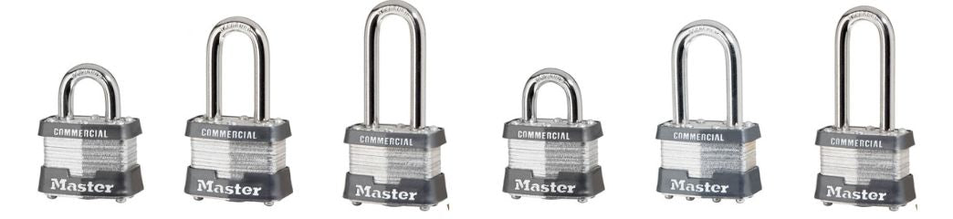 Master Lock 3KA Series Keyed Alike Padlocks 3KALF, 3KALH Pre-Keyed ...