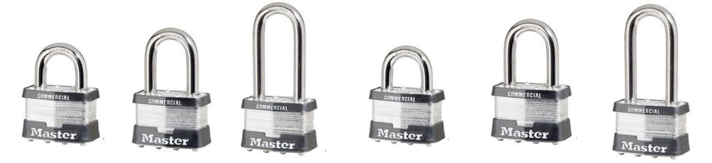 Master Lock 5KA Series Keyed Alike Padlocks 5KALF, 5KALJ Pre-Keyed ...