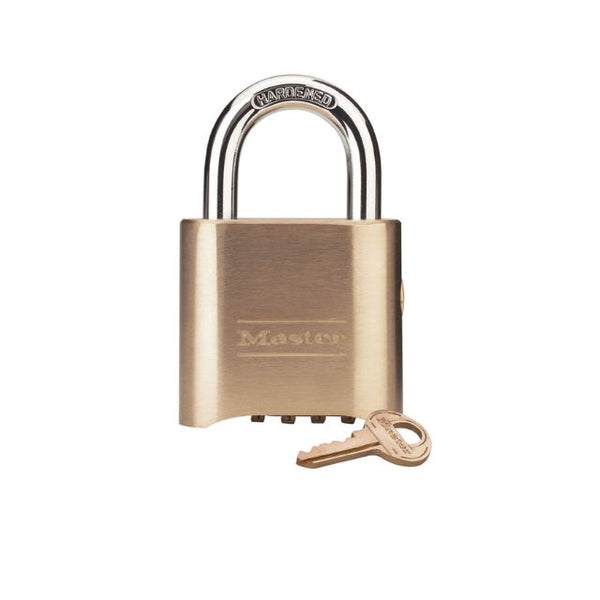 Master Lock 176 KA K2373 Brass Padlock With Key Override (Control Key ...