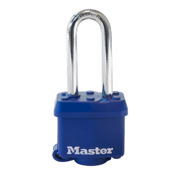 Master Lock 312MK Thermoplastic Padlock Master Keyed With 2" Shackle ...