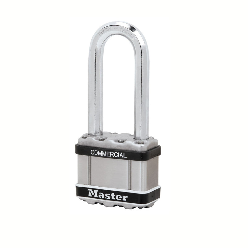 Master Lock M5STSKALJ 2106 Stainless Magnum Padlock Features 2.5 ...