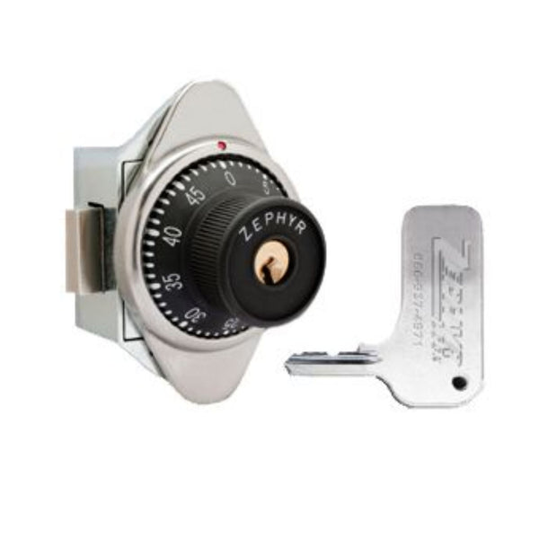 Zephyr 1970ADA Series ADA-Compliant Locker Padlock With Manual Deadbolt ...