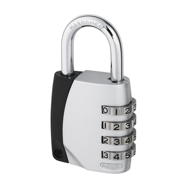 Abus 155/40 Lock Chrome 4-Digit Resettable Combination Padlocks - The ...