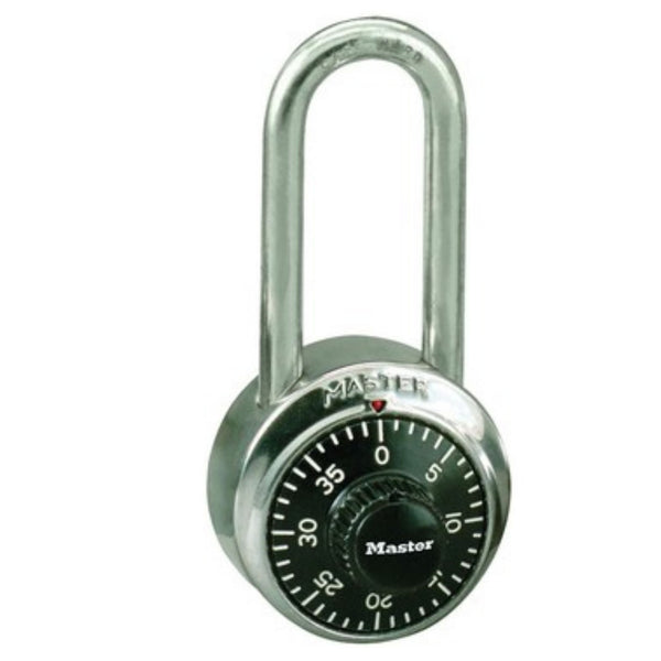 Master Lock 1500LH Lock Black Combination Padlocks with 2-Inch Shackle ...
