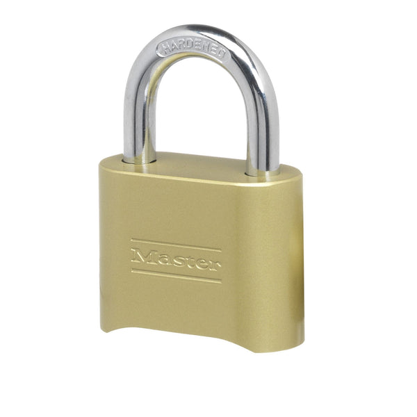 Master Lock No. 175DLH Padlock Brass Resettable Combination Locks - The ...