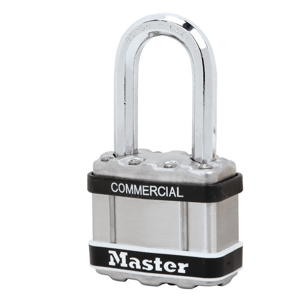 Master Lock M1 STS MKLF Magnum Commercial Stainless Steel Padlock - The ...