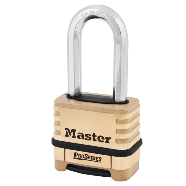 Master Lock 1175LH Lock Brass Resettable Combination Padlock 2-Inch ...
