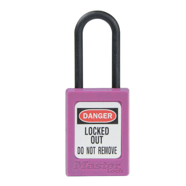 Master Lock S32KAPRP Purple Safety Lock Dielectric Zenex Thermoplastic ...